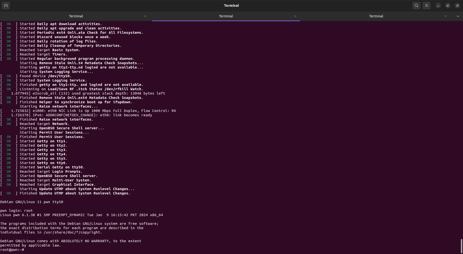Linux Kernel Debugging Environment